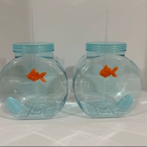 Target | Holiday | Set Of Two 223 Target Bullseye Fishbowl Cup W Lid ...